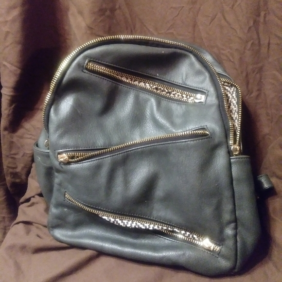 MMS Design Studio | Bags | Mms Leather Backpack Purse | Poshmark